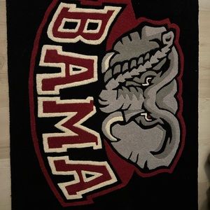 NCAA | Other | Alabama 3 X 5 Rug Black And Red | Poshmark